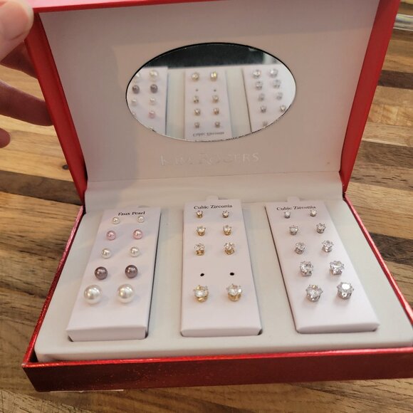 Kim Rogers | Jewelry | 4 Pair Set Of Kim Rodgers Holiday Boxed Faux ...